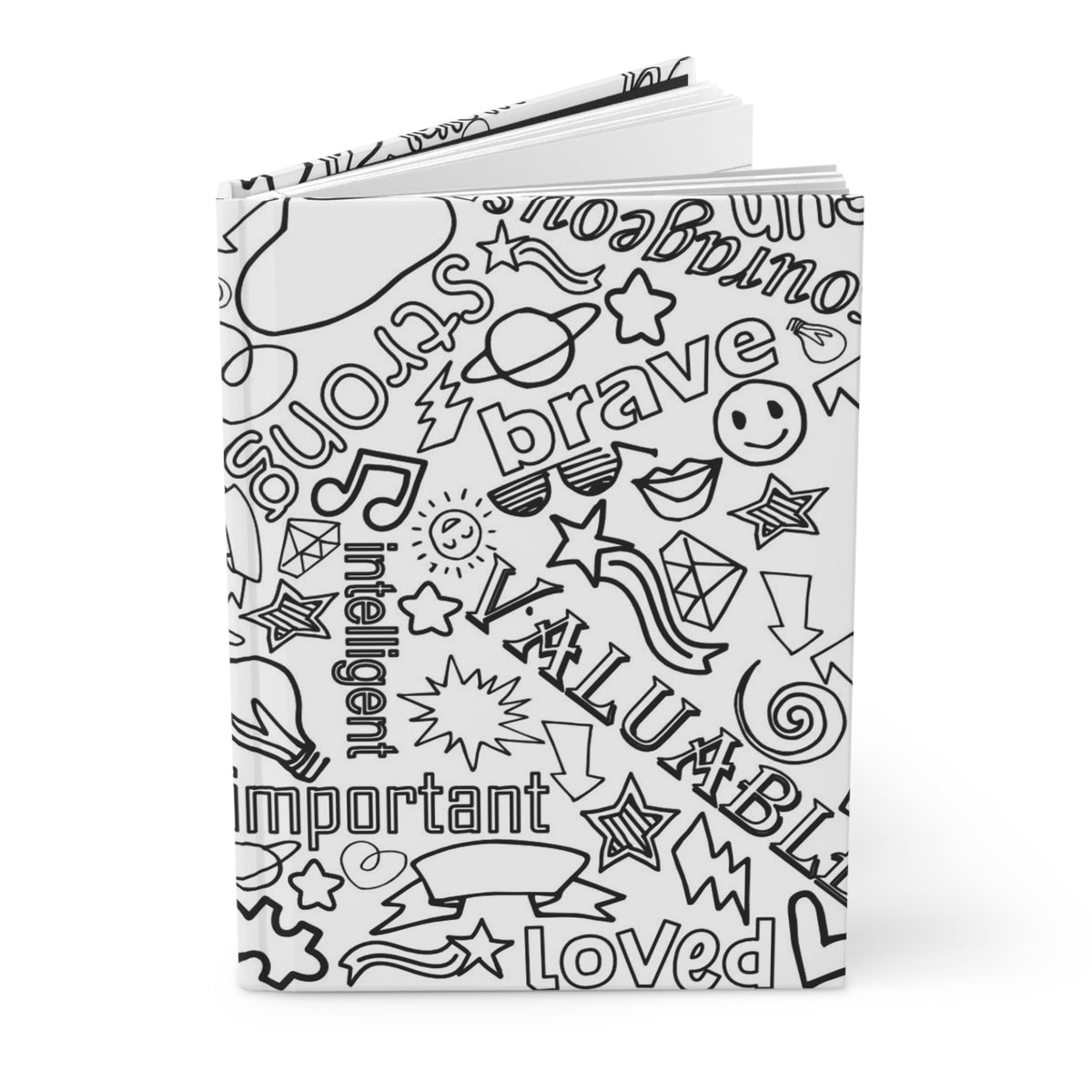 Positive Affirmations Coloring Journal – Creative Crayons Workshop