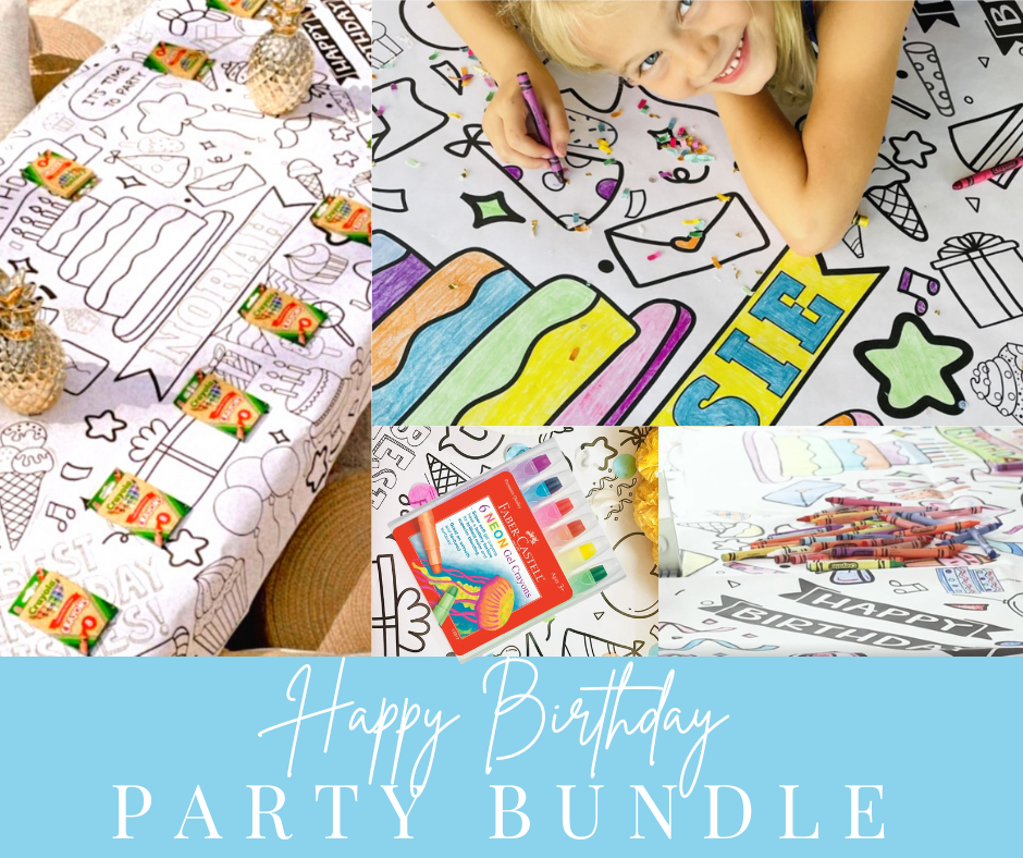 Happy Birthday Party Bundle – Creative Crayons Workshop