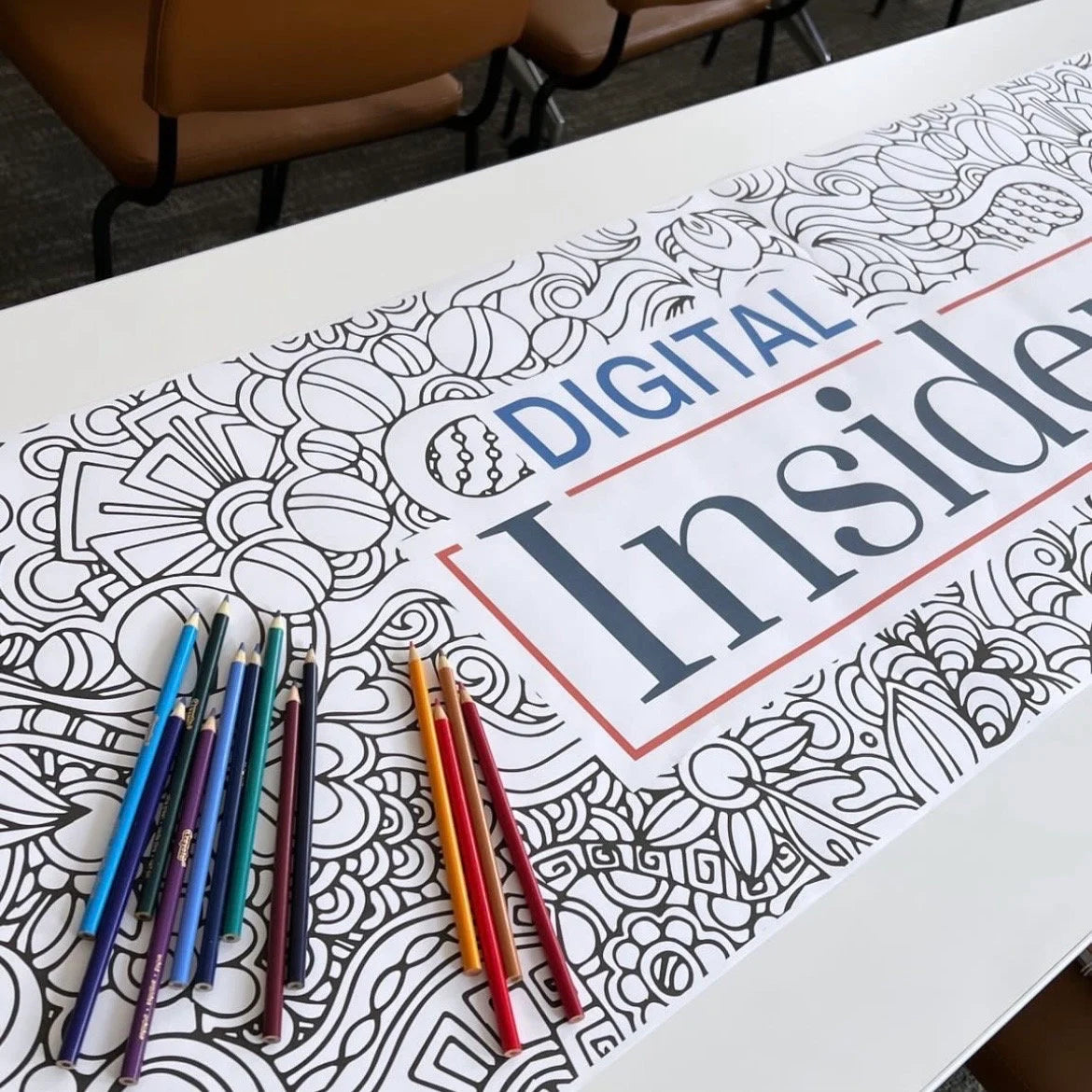 Coloring Table Runner – Creative Crayons Workshop