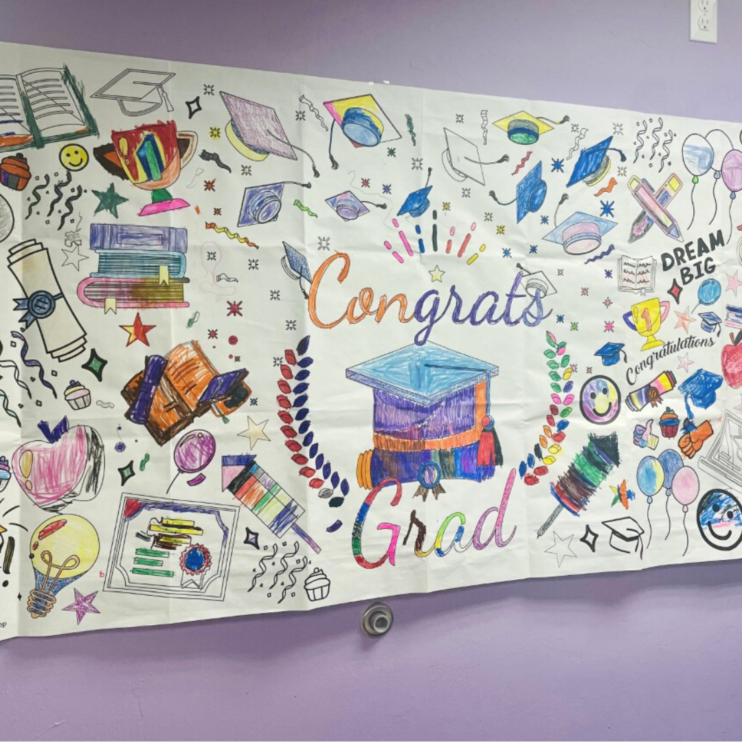 Graduation Coloring Poster – Creative Crayons Workshop